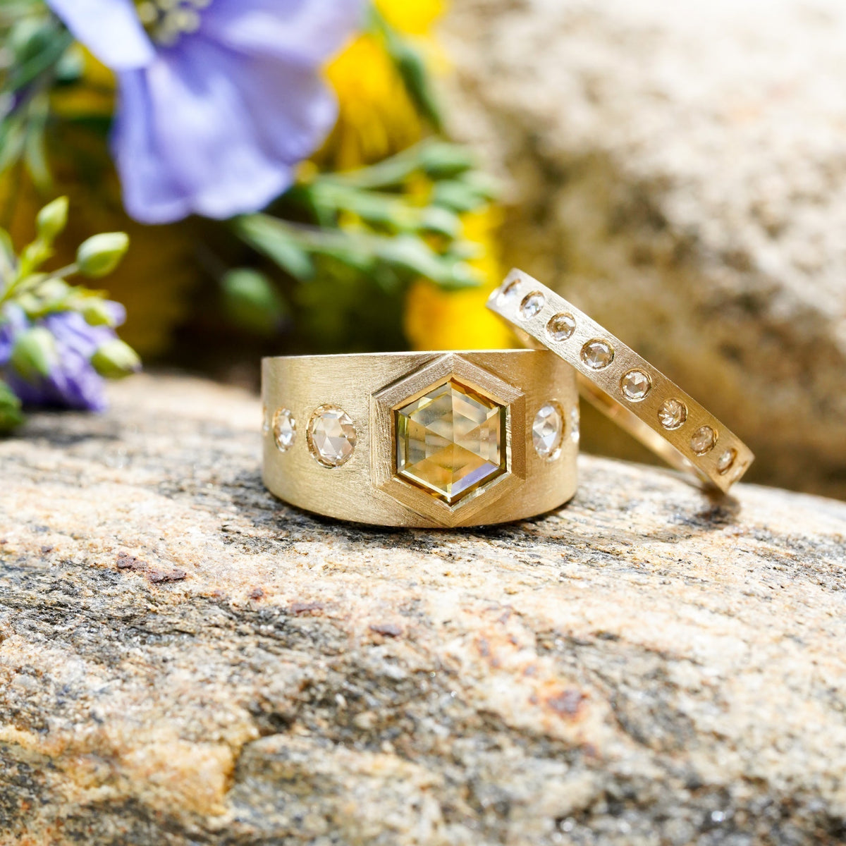Modern Geometric Custom Ring | Artifex-Inspired Engagement Ring | Bohemi