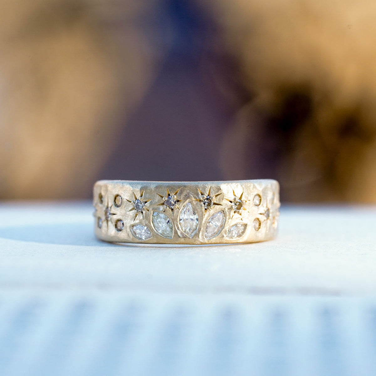 Marquis Diamond Celestial Ring – Bohemi