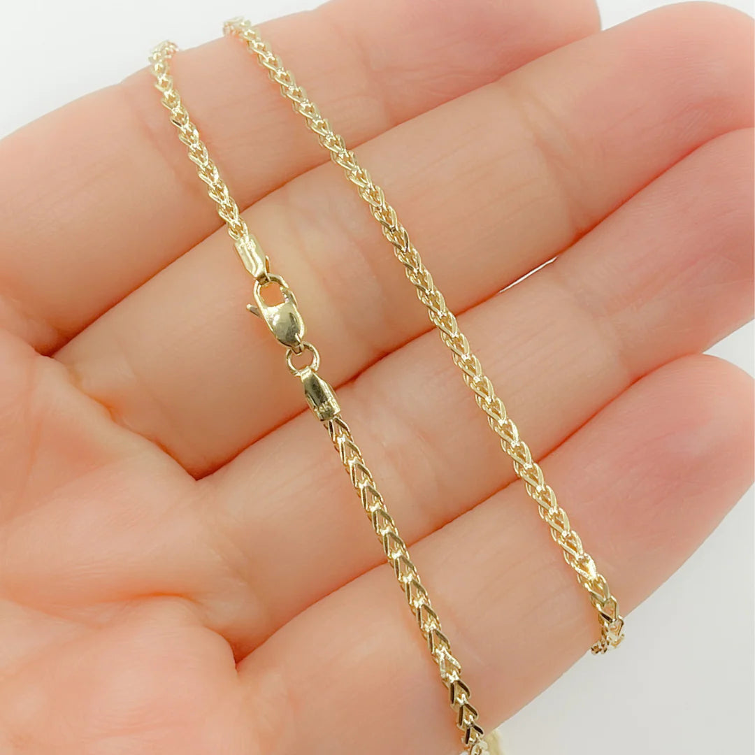 14k Gold Heavy Wheat Chain – Bohemi